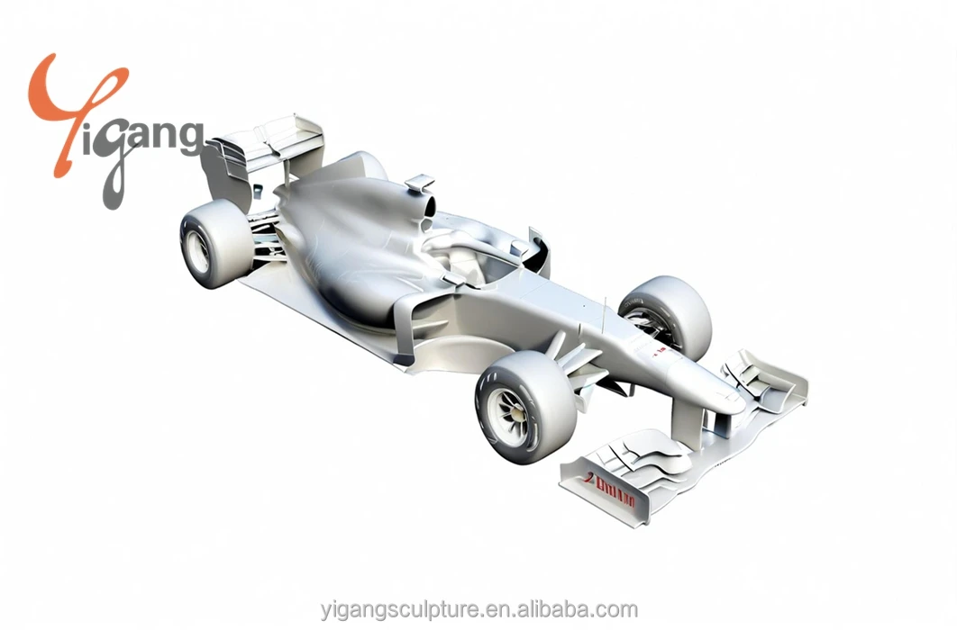 Custom Life-Size F1 Car Sculpture - Resin Fiberglass Model for ...