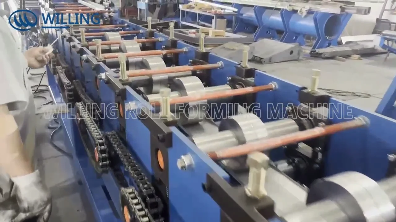 Metal Purlin Making Machinery Automatic Steel Purlin Forming Machine C ...
