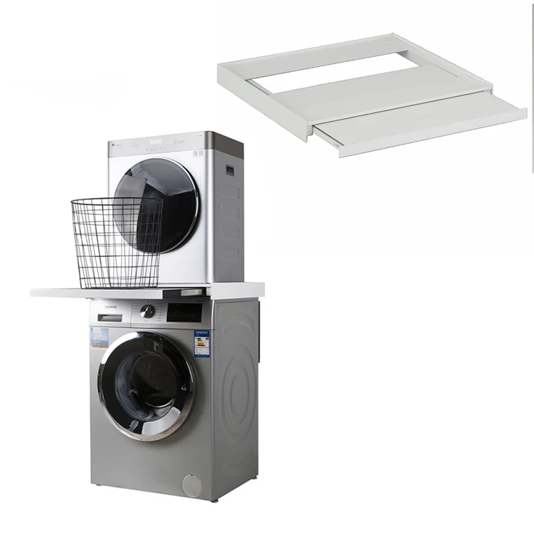 Bathroom Furniture Metal Washing Machine Kit Frame Shelf Connect Dryer ...