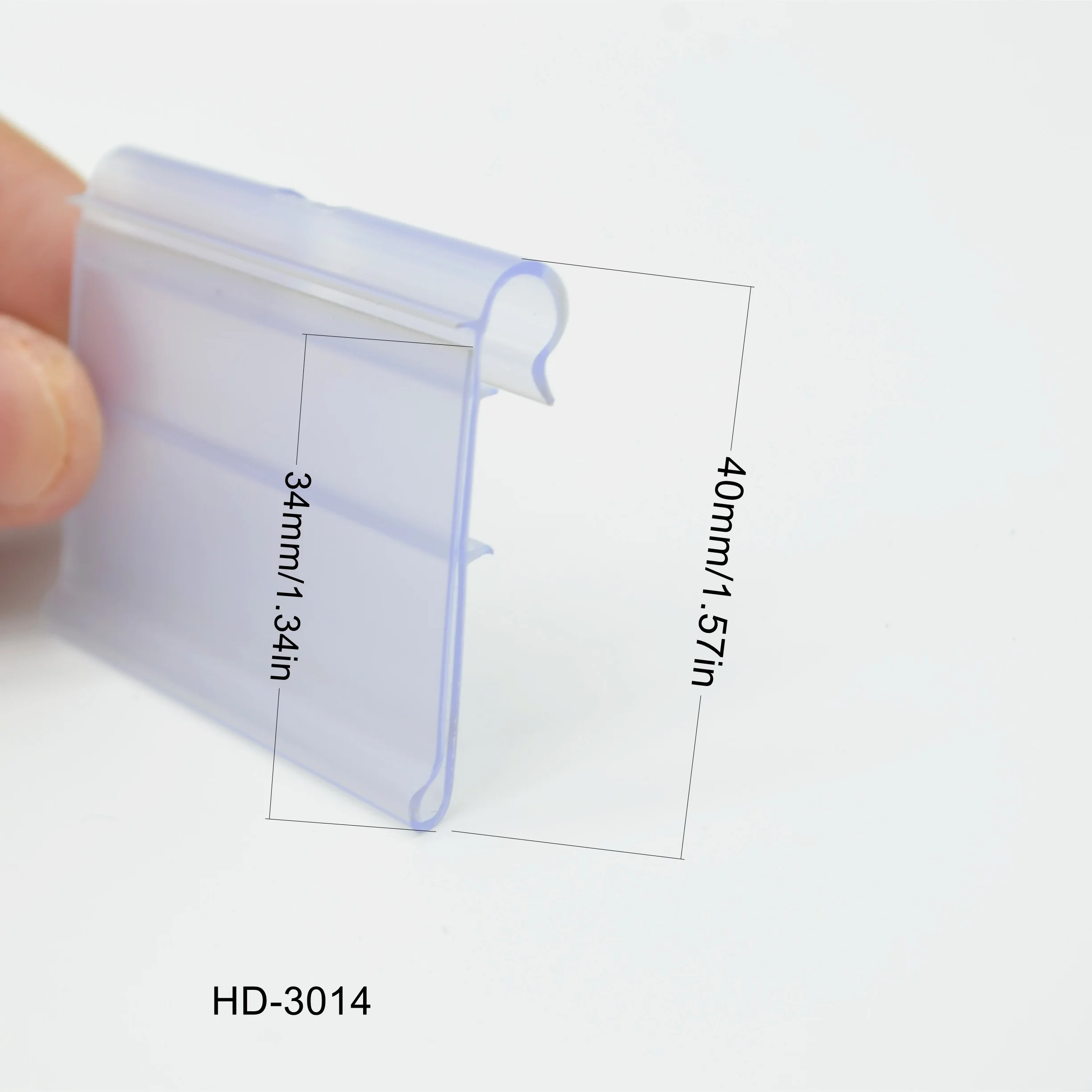 60mm Length Plastic Calendar Hanger Poster Holder Clip for Supermarket ...