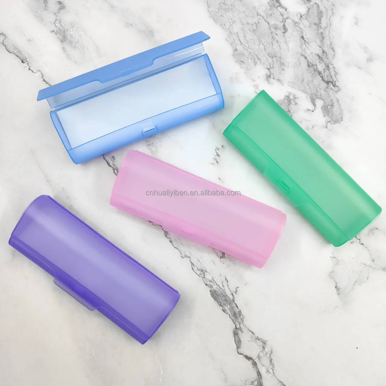Plastic Rectangle Eyeglasses Box Luxury Custom Portable Eye Glasses ...
