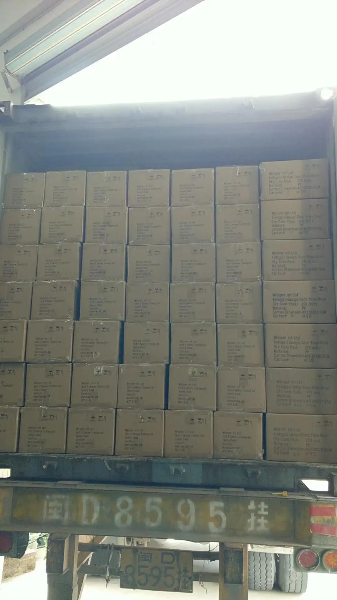 175oz Big Square Plastic Popcorn Bucket With Scalloped Top Edge ...