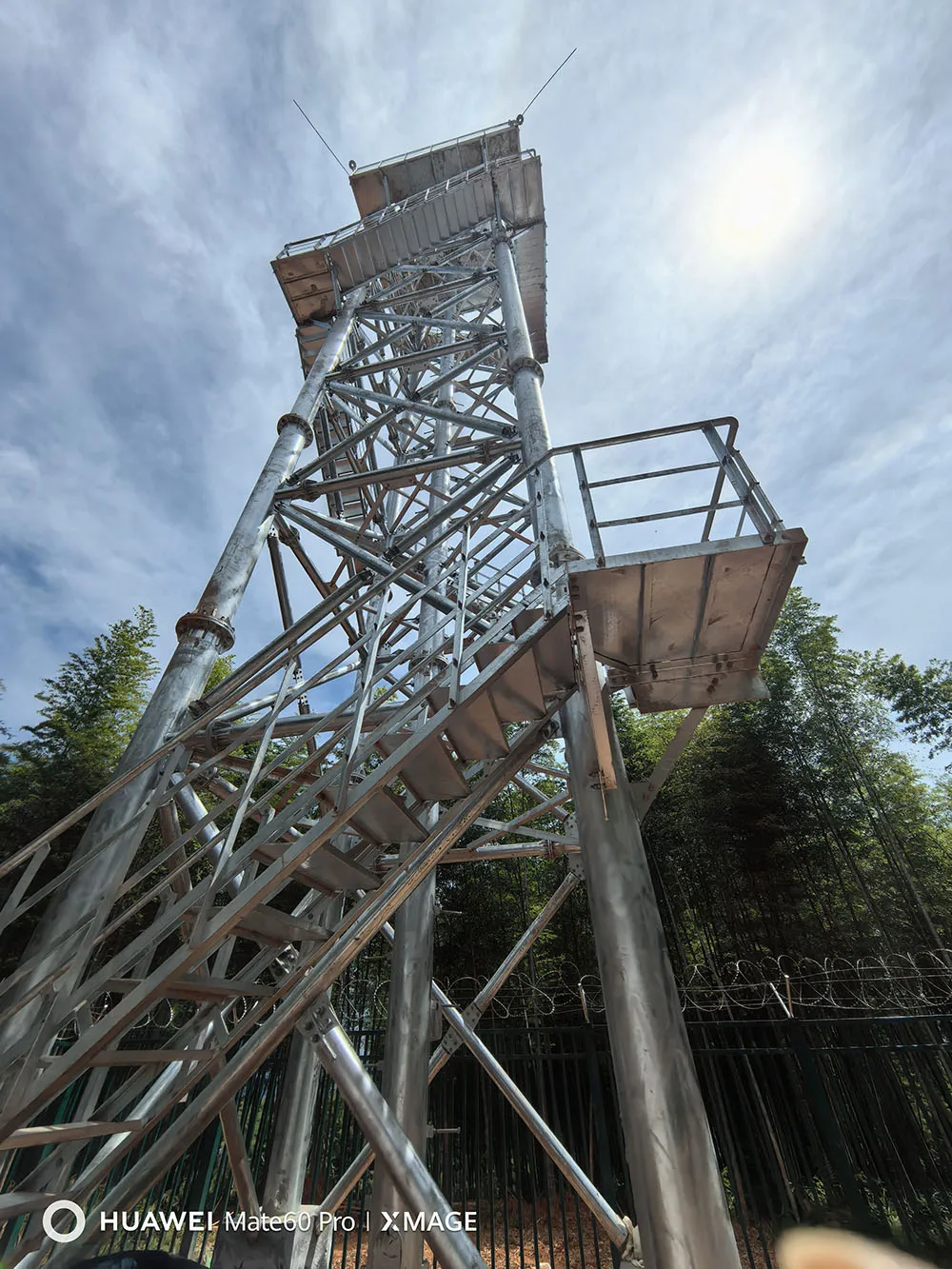 Telecommunication Accessory Prefabricated Steel Lookout Tower Guard ...