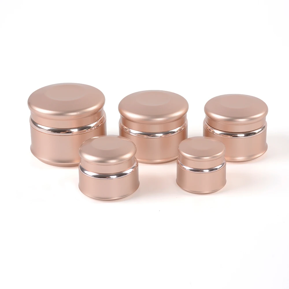 Rose 30g Gold Metal Aluminum Cream Jar For Cosmetic Packaging - Buy ...
