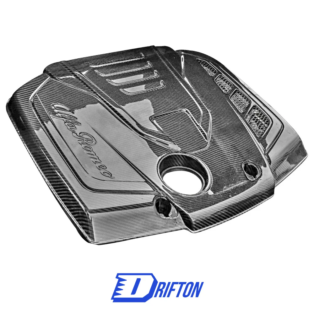 Carbon Fiber Engine Cover For Alfa Romeo Giulia - Buy Engine Cover For ...