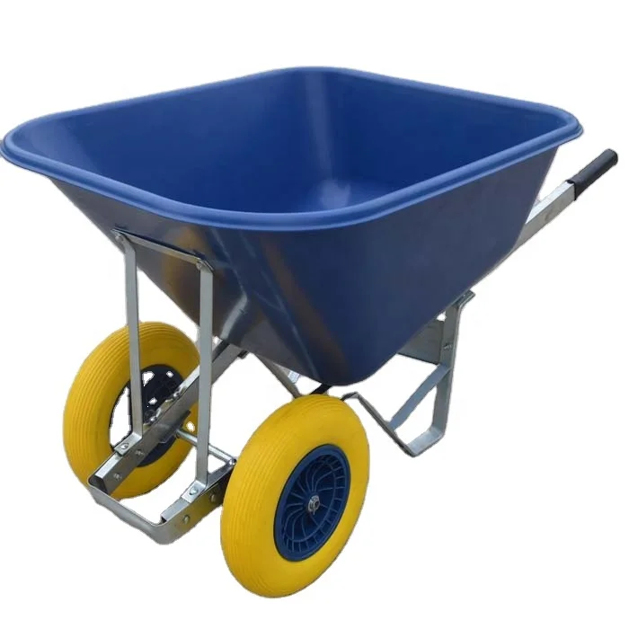 Heavy Duty Low Wheelbarrow Prices Plastic Wheelbarrow With Two Wheels ...
