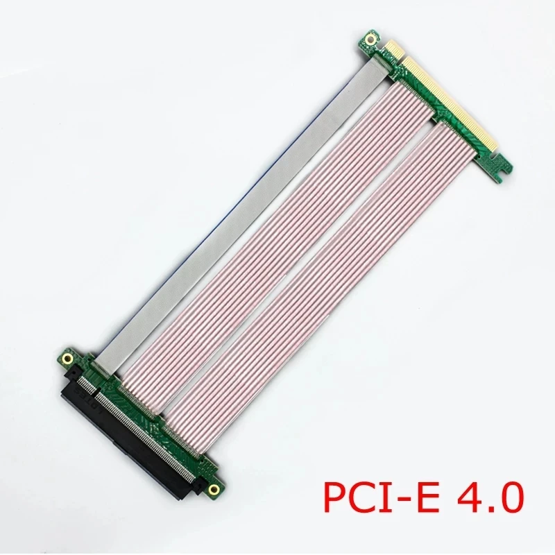 PCIe x16 Riser Cable Gen 4 High Speed PC Graphics Card PCI-E 4.0 16x ...