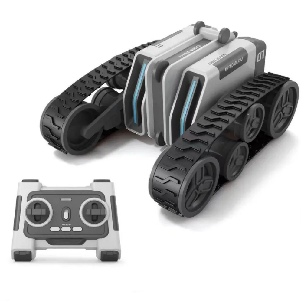 RC Tank 2.4G Stunt Vehicle Double Sided RC Tank RC Cars Remote Control ...