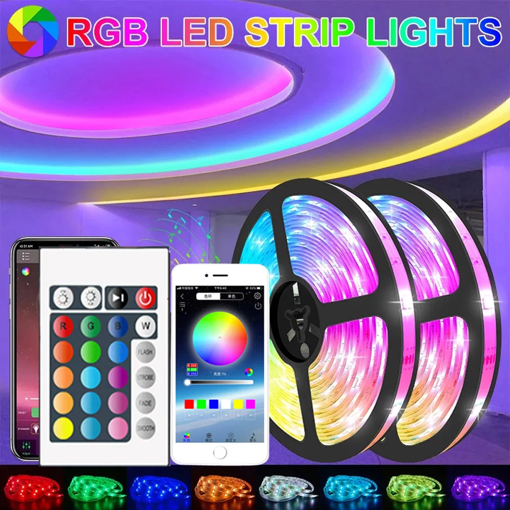 Brand New Rgb Led Neon Flex Strip Light Smd5050 5m 10m Diode Lamp ...