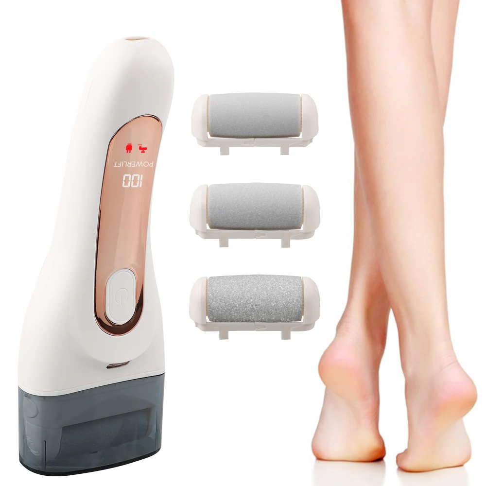Usb Professional Rechargeable Pedicure Tools Dead Skin Remover Led ...