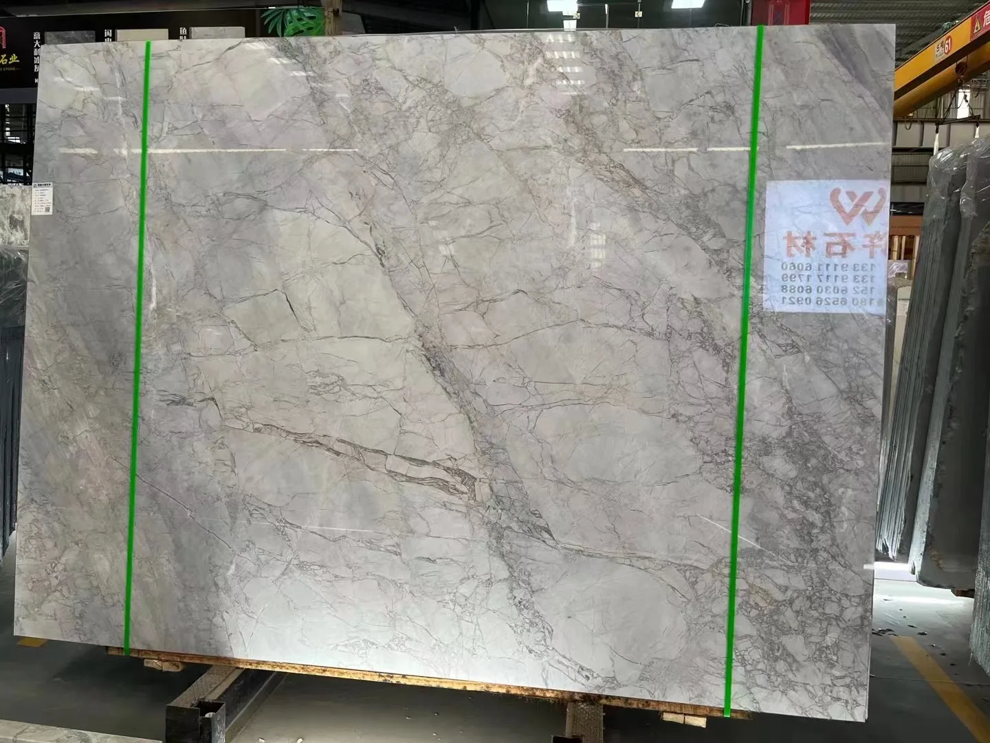 Wholesale Luxury Brazil Grey Marble Stone Calacata Grey Big Marble Slab ...