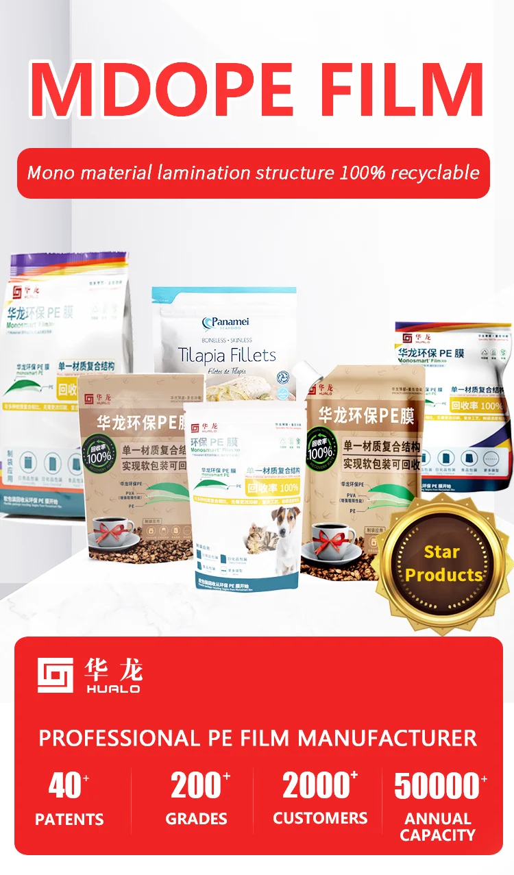 Mdope Film - 100% Recyclable Packaging for Pet Food