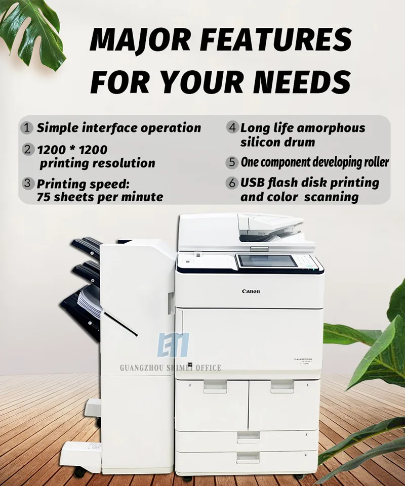 Factory Price Used Photocopier For Canon Ir-adv 6575 6275 6075 Printers ...