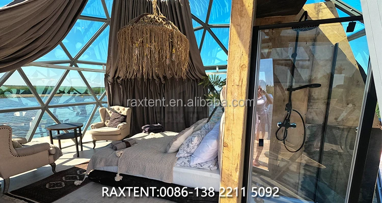 Glamping Igloo Glass Dome Tent For Resort With 360-degree Panorama View ...