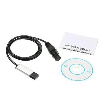 Usb To Dmx Interface Adapter Controller Dmx512 For Pc Stage Lighting ...
