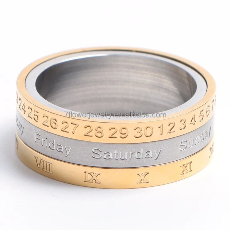 Custom Engraved Rings - Luxury Stainless Steel Men's Jewelry