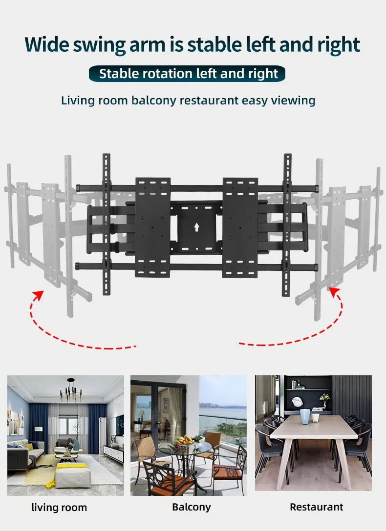 Universal Motorized Electric Tv Wall Mount Swivel Smart Electric TV ...