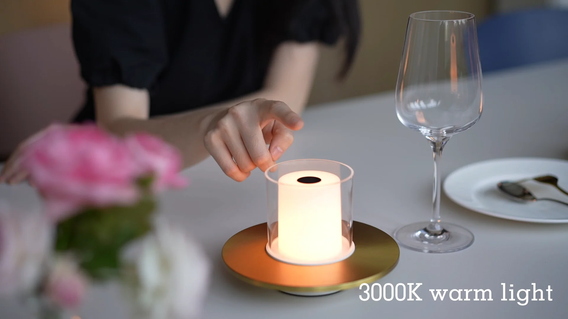 Battery Operated Led Rechargeable Dinning Table Lamp Decorative ...