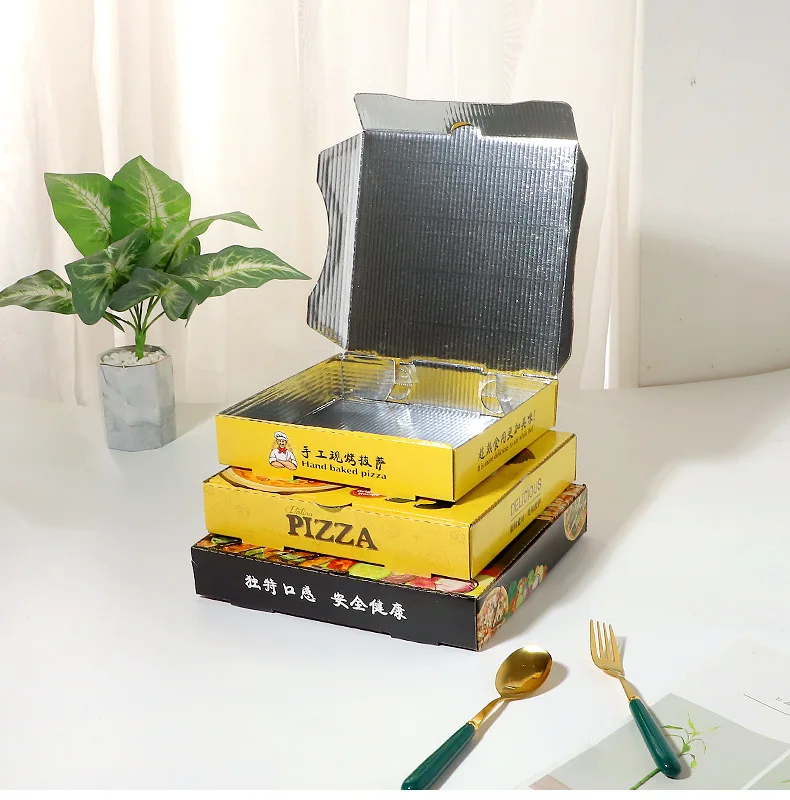 Wholesale Customized Aluminum Foil Thermal Pizza Boxes