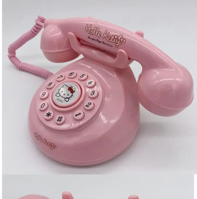 Classic Retro Crafts Child Vintage Antique Decoration Corded Telephone ...