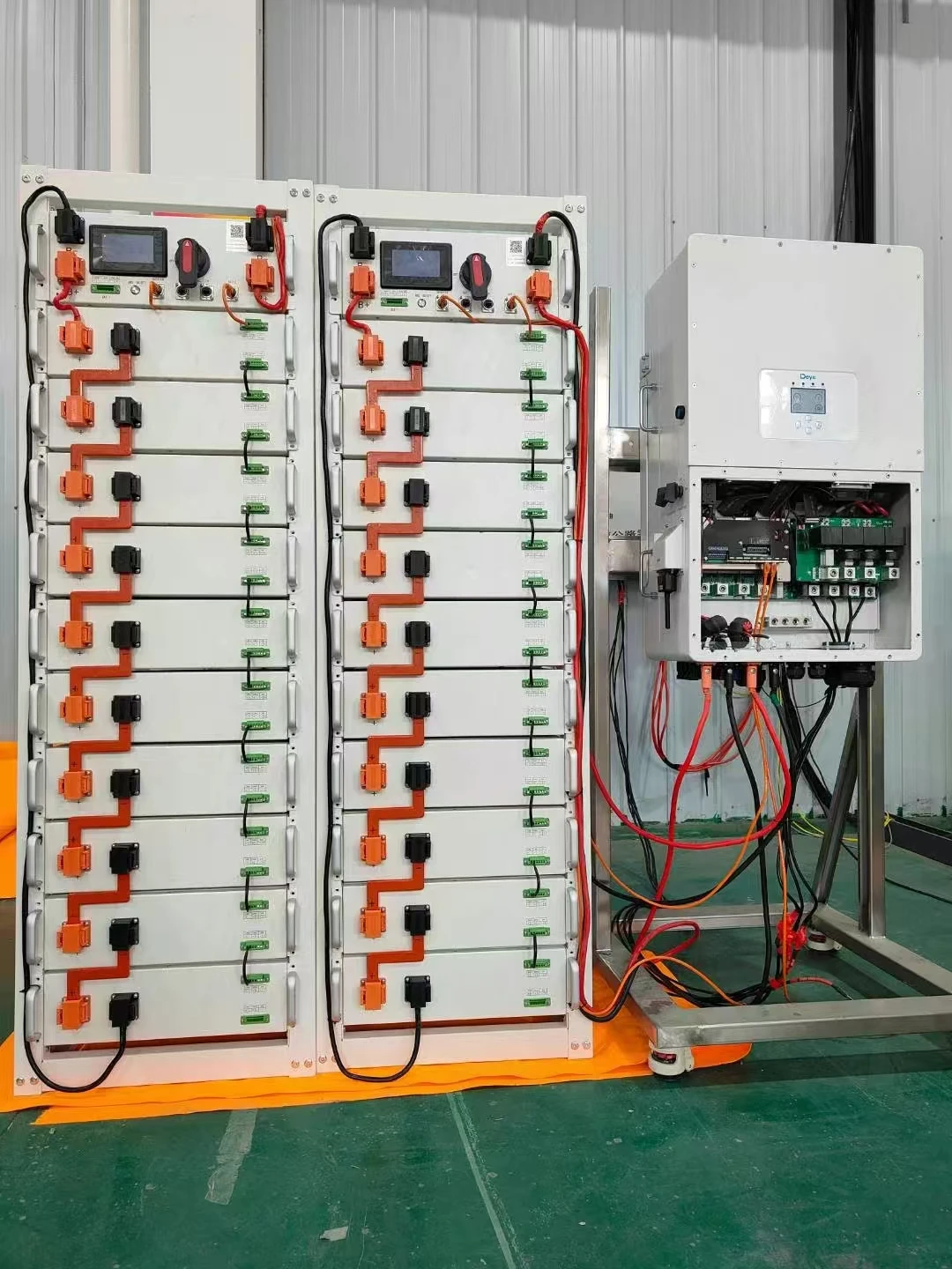 Rack Mounted Solar Energy Battery Storage Systems 50Kw Solar Container ...