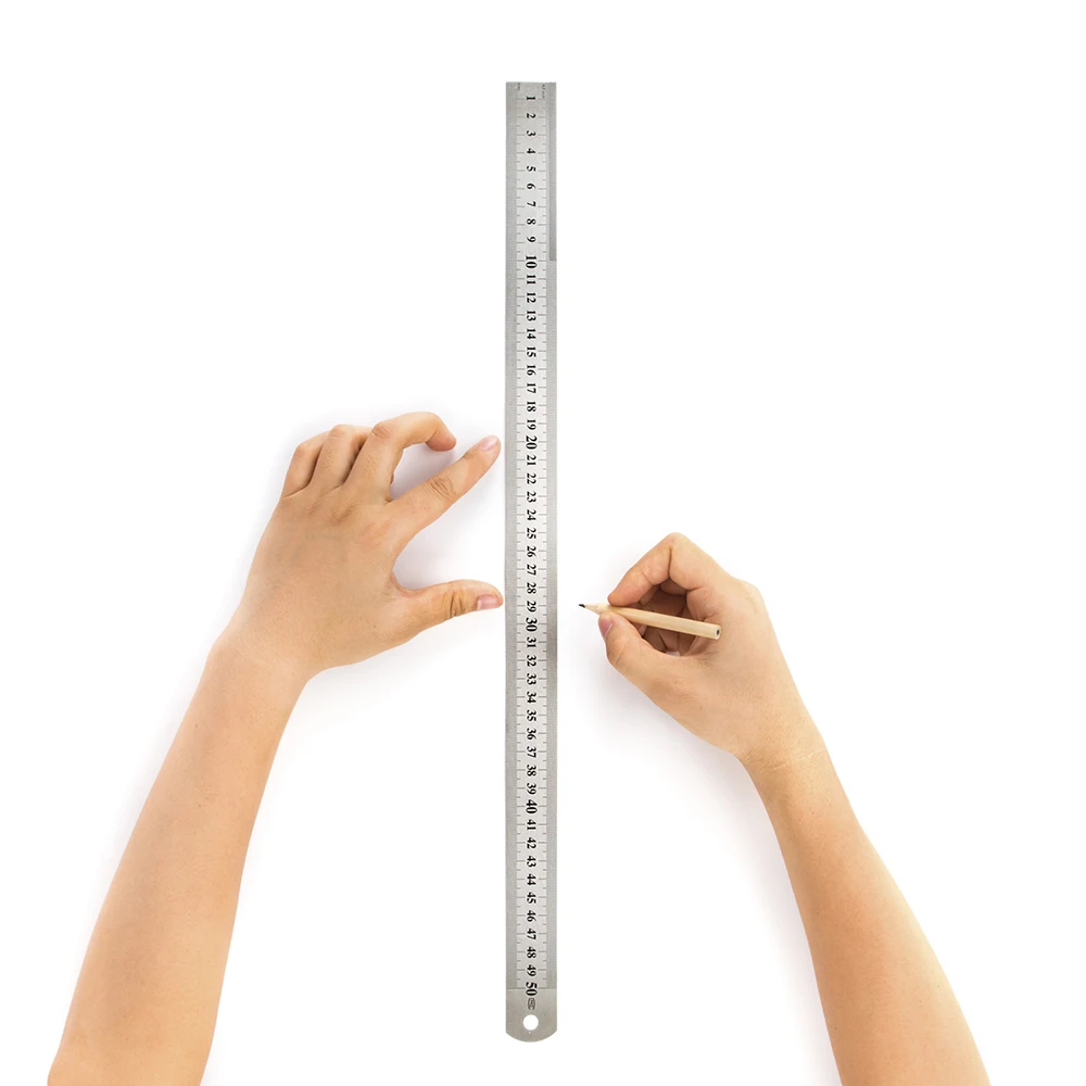 New China Manufacturer Long Ruler Metal Ruler Straight Scale Ruler ...