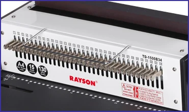 RAYSON TD-1500B34 Binding Machine - 34 Holes Punching Capacity