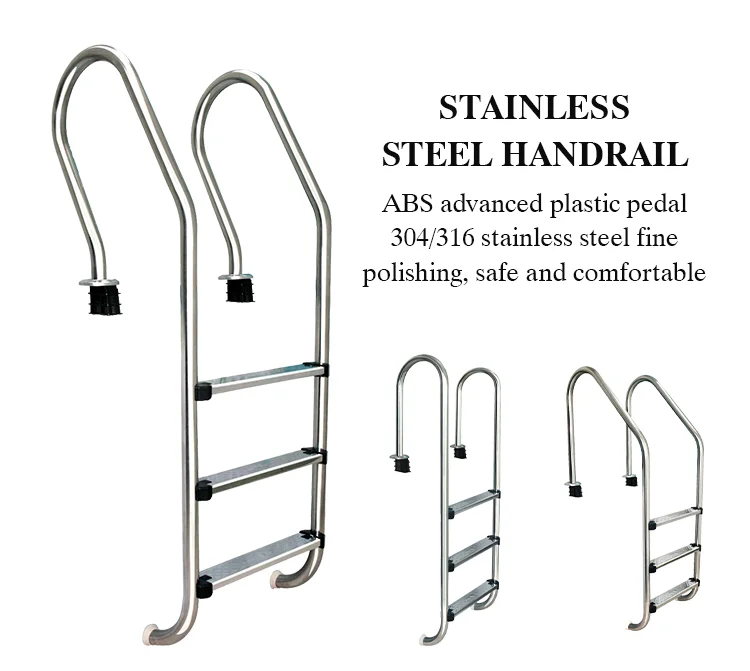 Above Ground Swimming Pool Steps Ladder 3 Step With Handle Spa - Buy ...