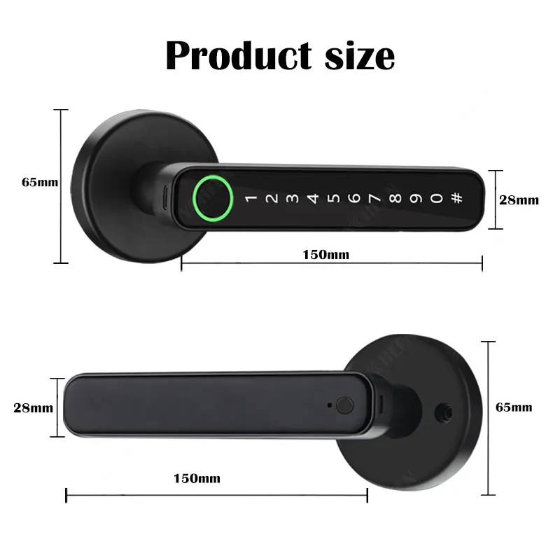 Tuya Smart Digital Door Lock - Secure Biometric Fingerprint