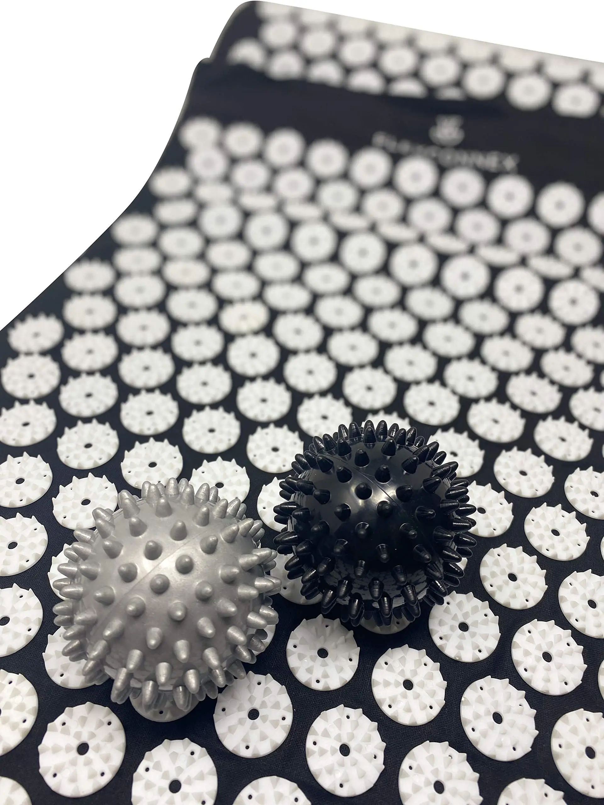 Yugland Shakti Mat Natural Cotton Acupressure Foot Mat,Massage Ball ...