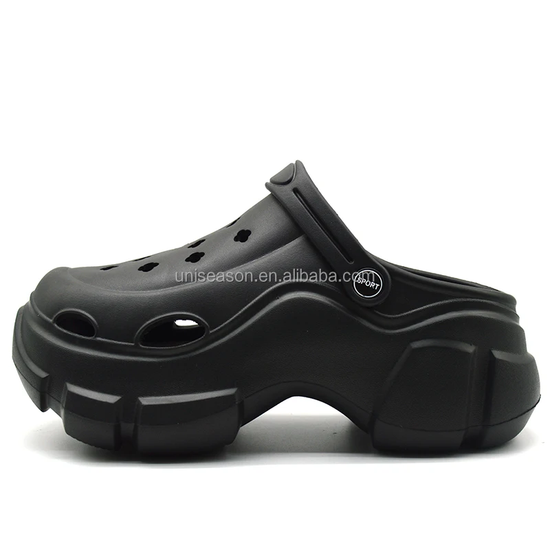 Women's Summer Eco-friendly EVA Clog Shoes High Heel Garden Clogs Made ...