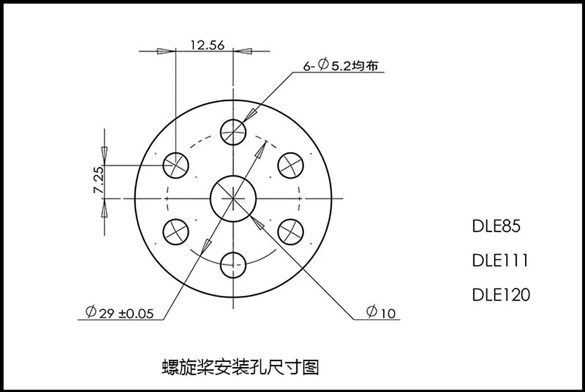 DLE 111 Gasoline Engine - High Performance for RC Airplanes