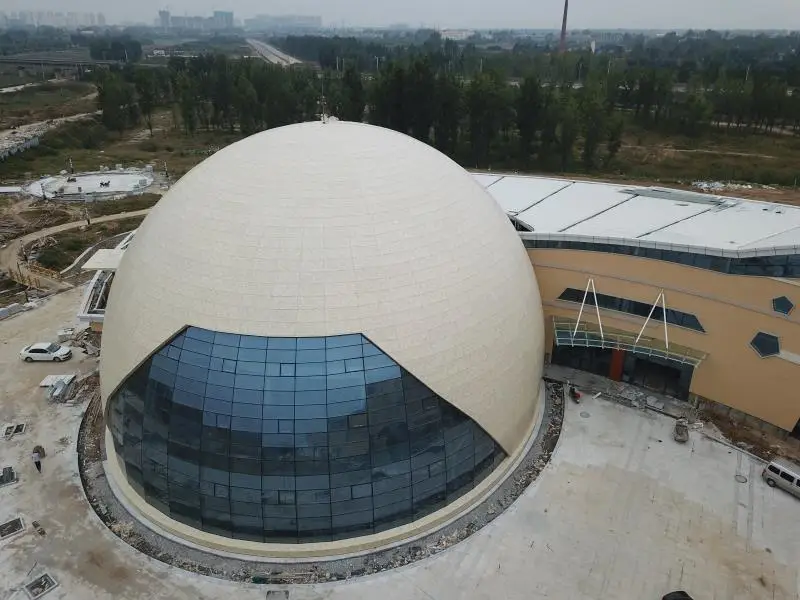 Customized Modern School Half Dome Building - Steel Frame