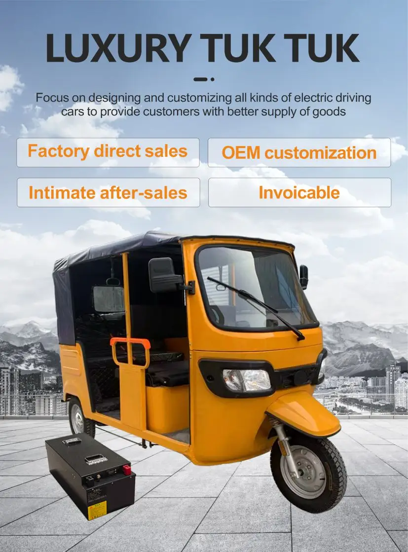 Electric Tuk Tuk - Efficient Passenger and Cargo Vehicle