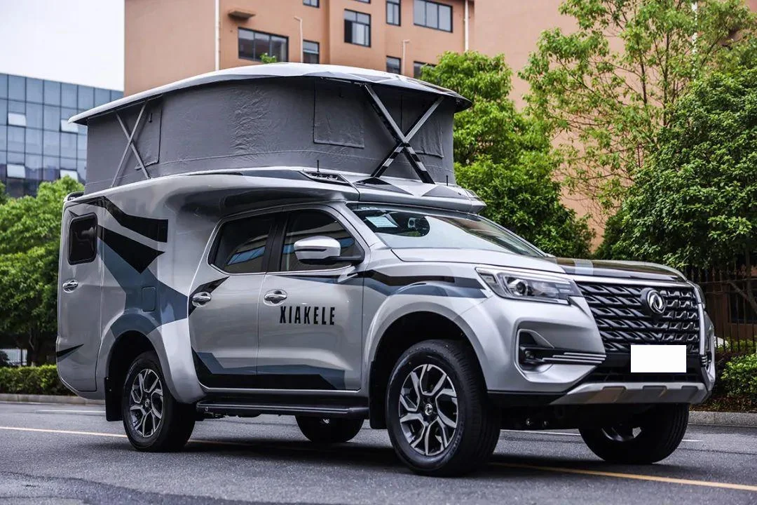 Nissan Luxury Pickup Flatbed Truck Campers 4x4 Off Road In Slide On ...