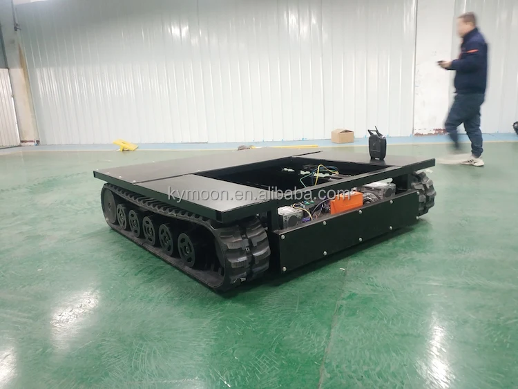 Tracked Undercarriage Chassis Triangle Rubber Track System for Jeep SUV ...