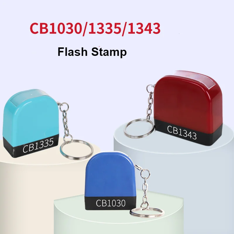 CB1030 Flash Stamp Keychain - 10 Color Options for Kids