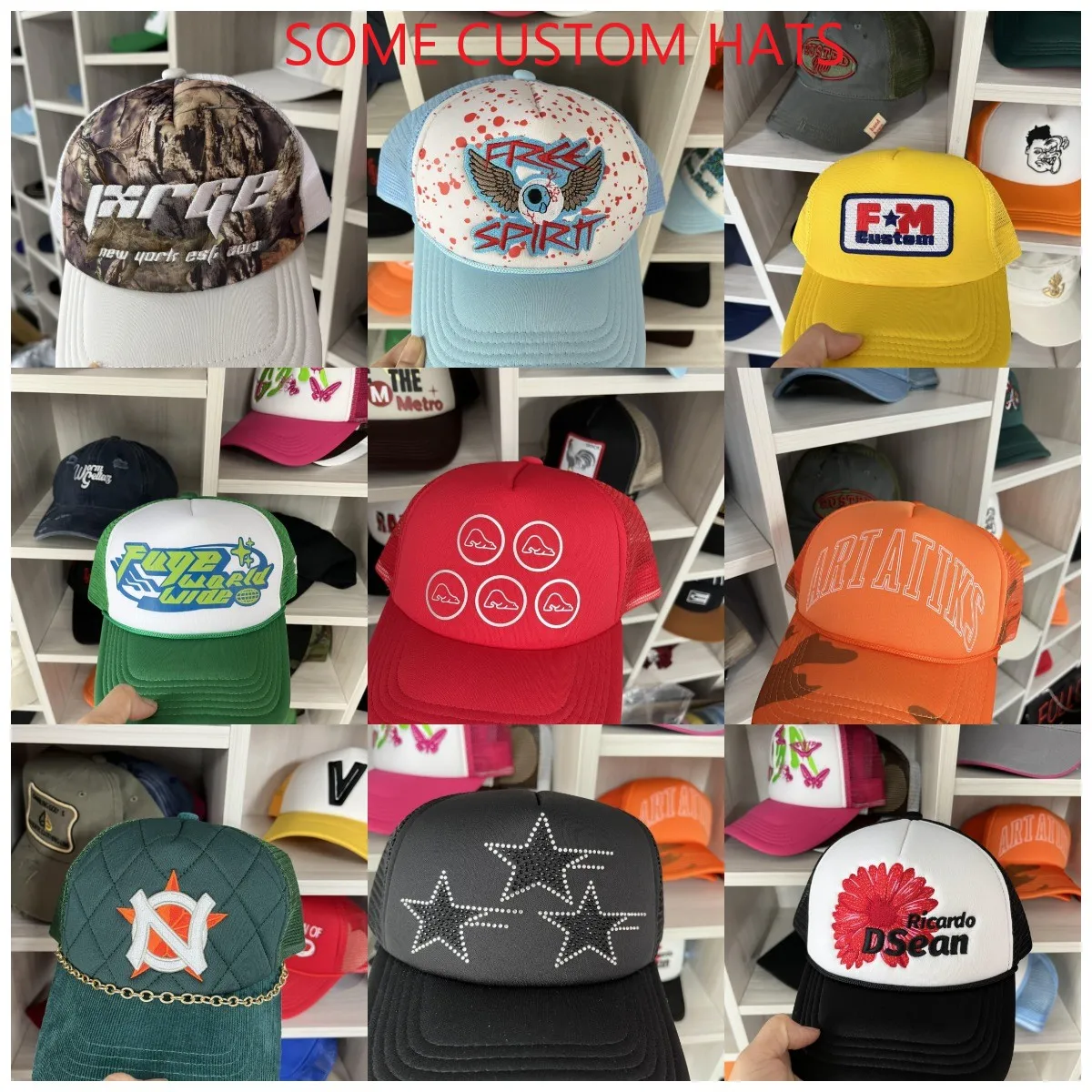 HN0002R High Quality ODM 3d Puff Pattern Foam Trucker Rope Hats ...