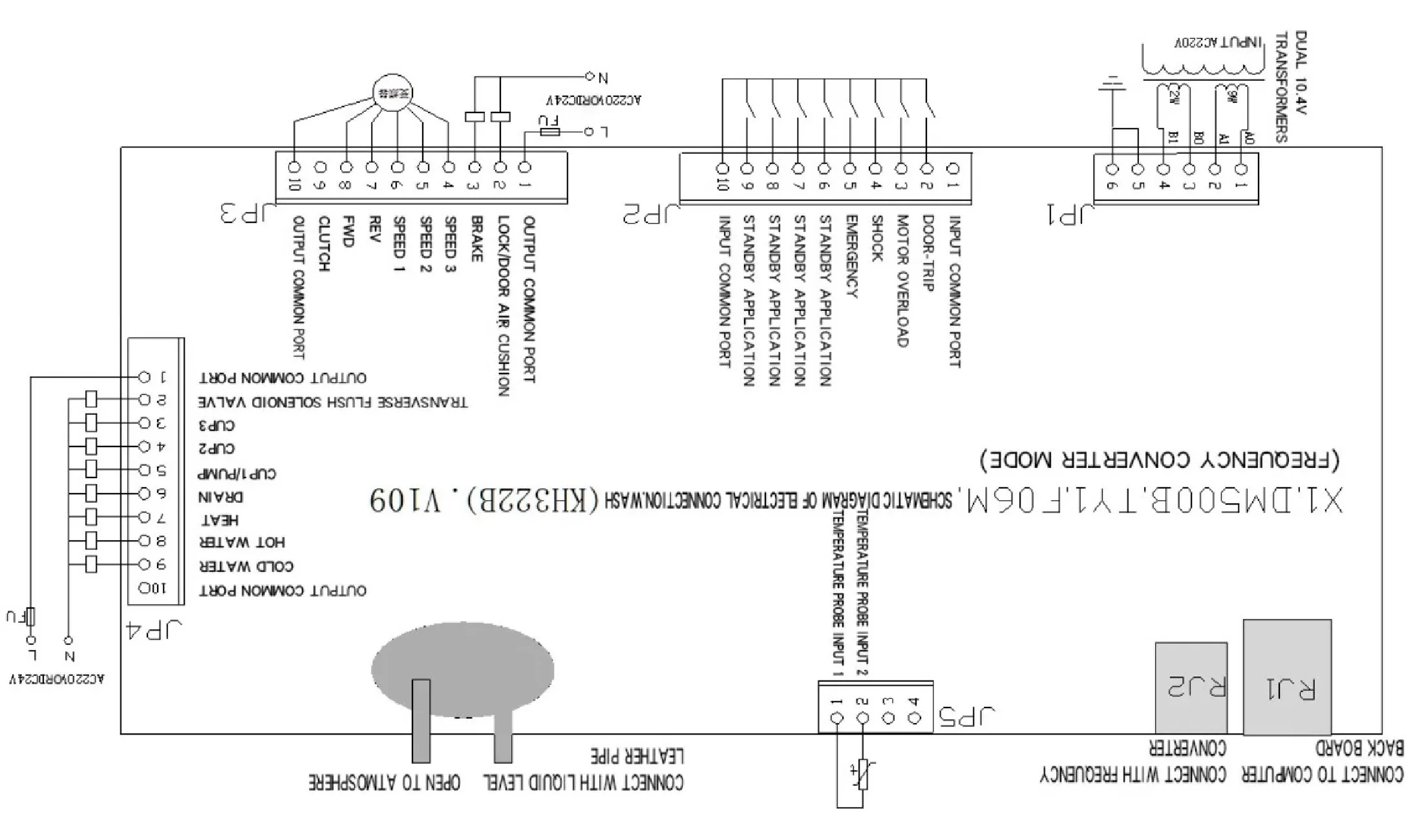 Kh322b Industrial Washer Extractor Computer Controller Washing Machine ...