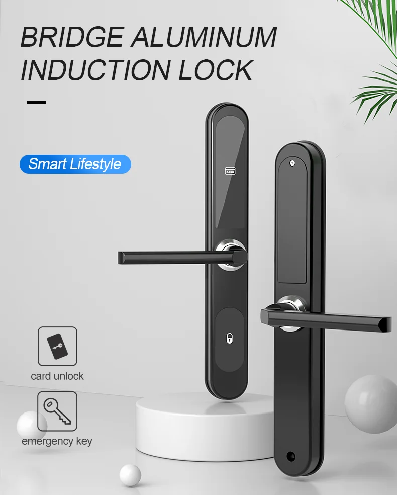 Hotel Lock - Intelligent Electronic Swipe Card Sensor Door Lock