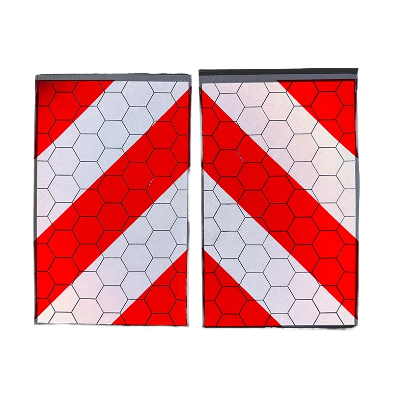 Truck Trailer Flexible Alu Frame Warning Flags Detent Warning Flag Set ...