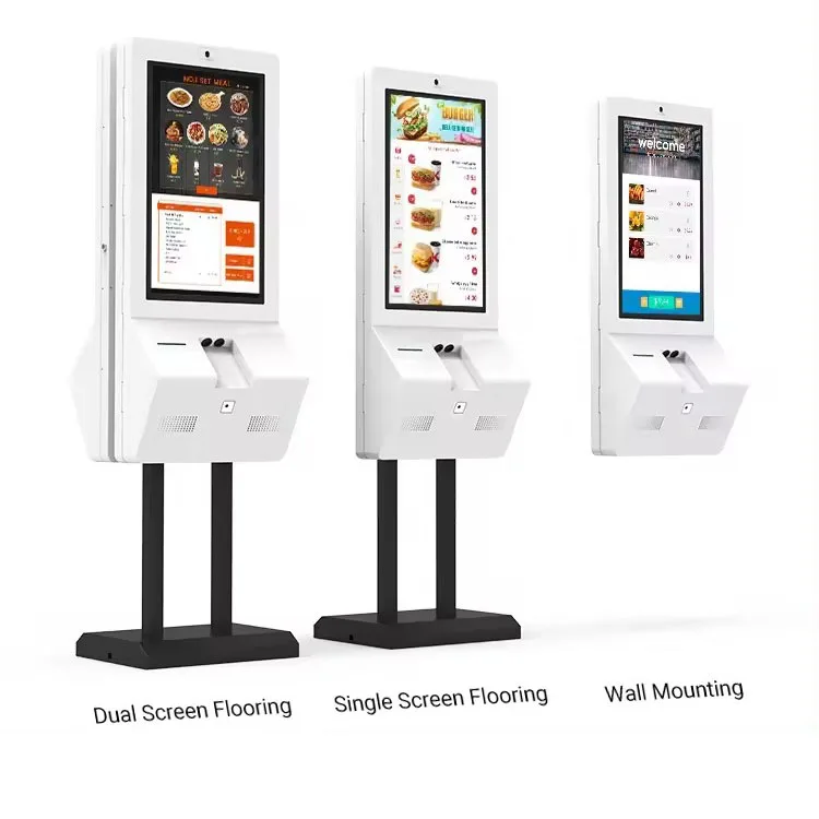 Floor Standing Touch Screen Pc Self-ordering Payment Kiosk Self-service Touch Screen Self ...