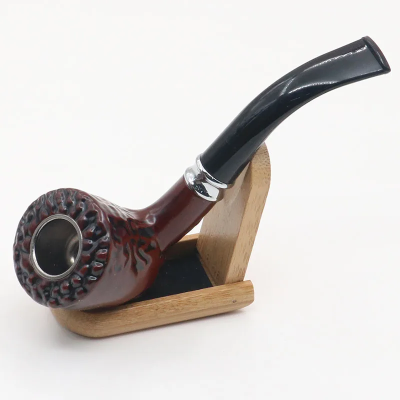 Wooden Color Pipe Set 6pcs Gift Box Length 16cm Smoking Big Pipe - Buy ...