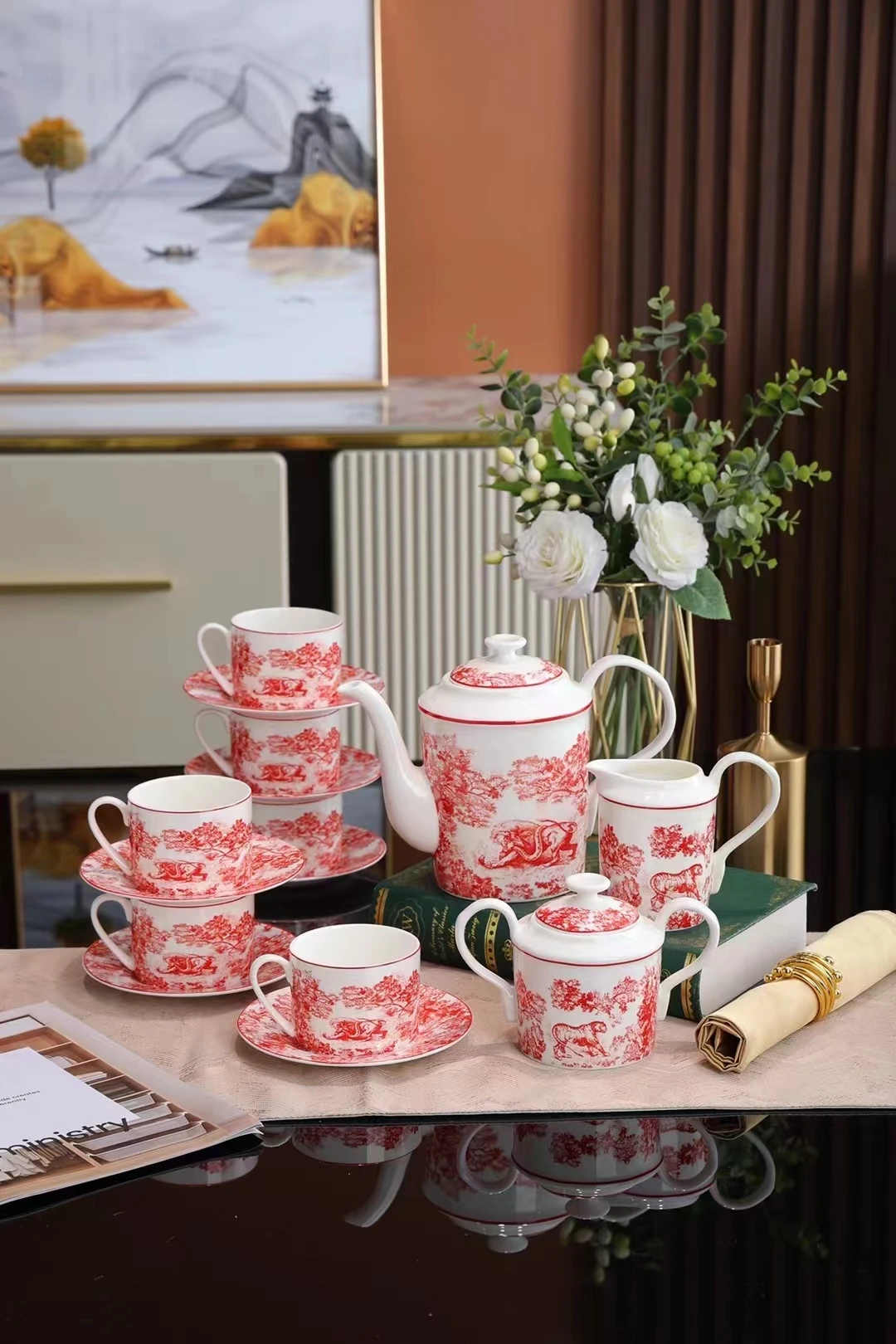 58 Piece Dinner Set with Box - Luxury & Sustainability