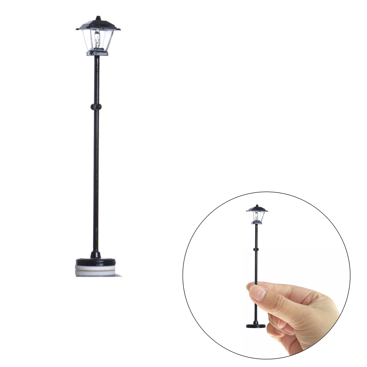 1/12 Scale Mini Floor Lamp Doll House Miniature street light LED/12V ...