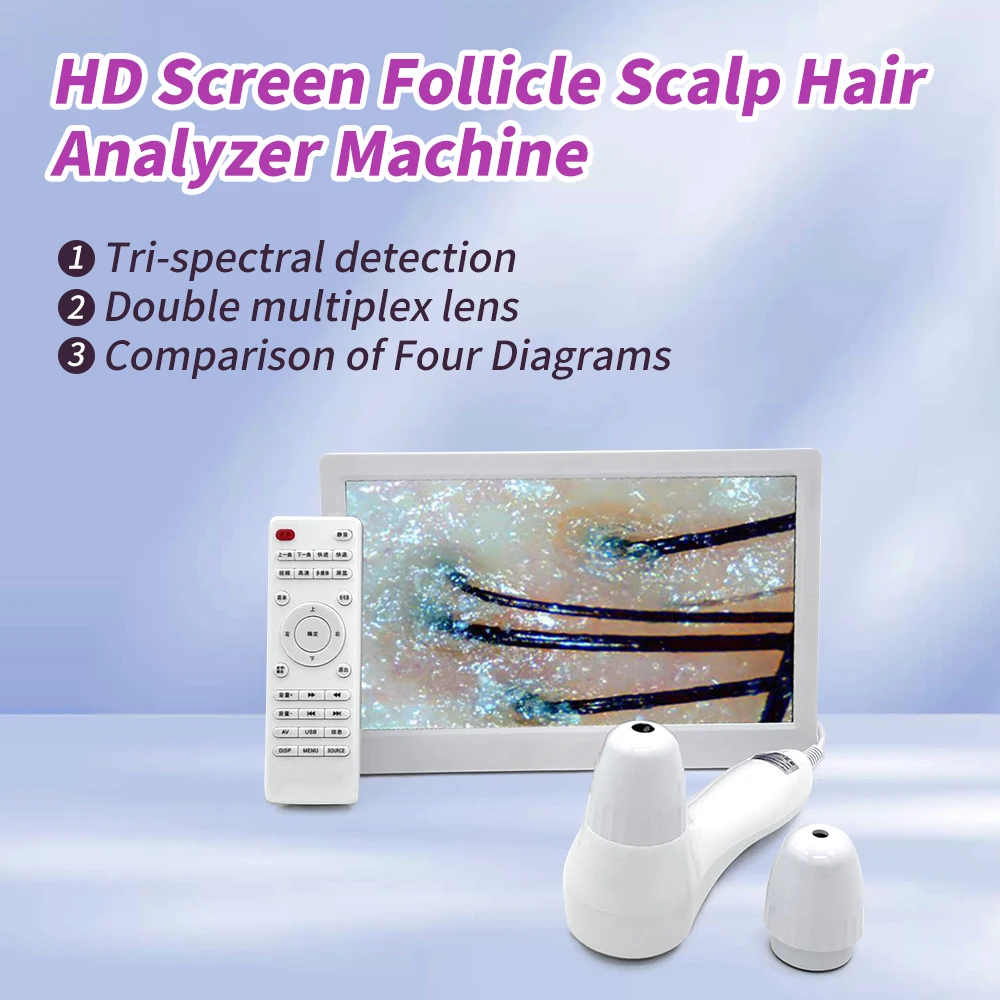 10 Inch HD Screen Portable Facial Skin Test Scanner Analyser Equipment ...