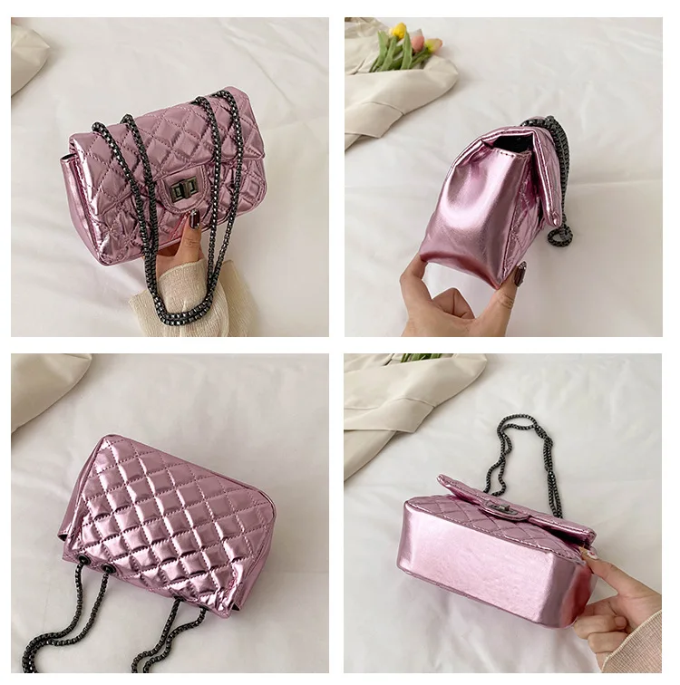 2023 High Quality Chain Quilted Messenger Bags Ladies Crossbody Bags ...