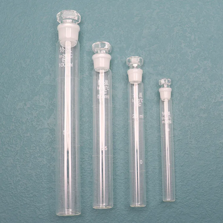 High Quality test tube 10-100ml High transparency Glass Colorimetric ...