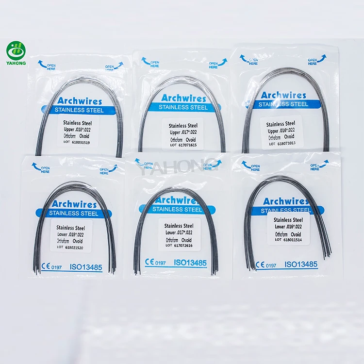 Dental Product Stainless Steel Round Rectangular Orthodontic Archwires Ovoid Wires - Buy ...