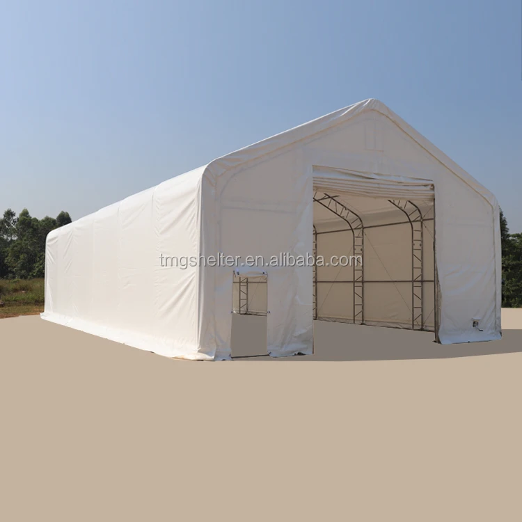 Portable Outdoor Fabric Prefab Storage Building Waterproof Top Pvc ...